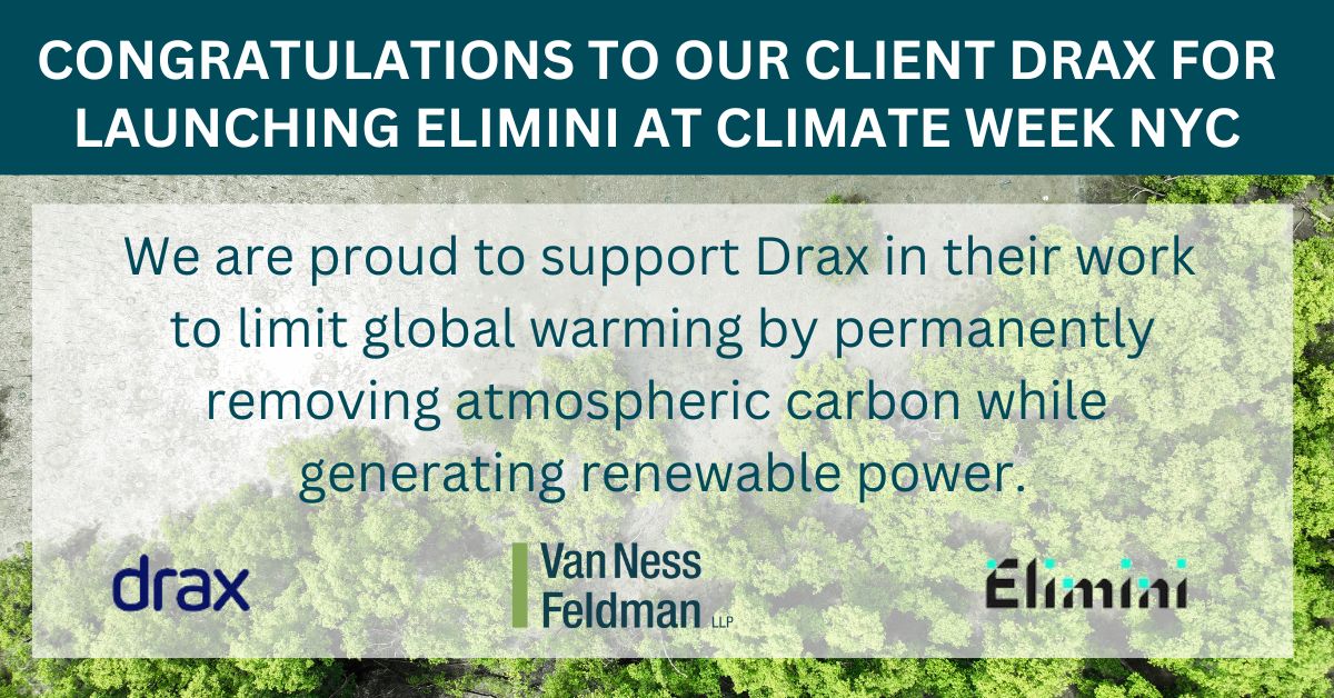 Congratulations to our Client Drax for the Launch of Elimini at Climate ...